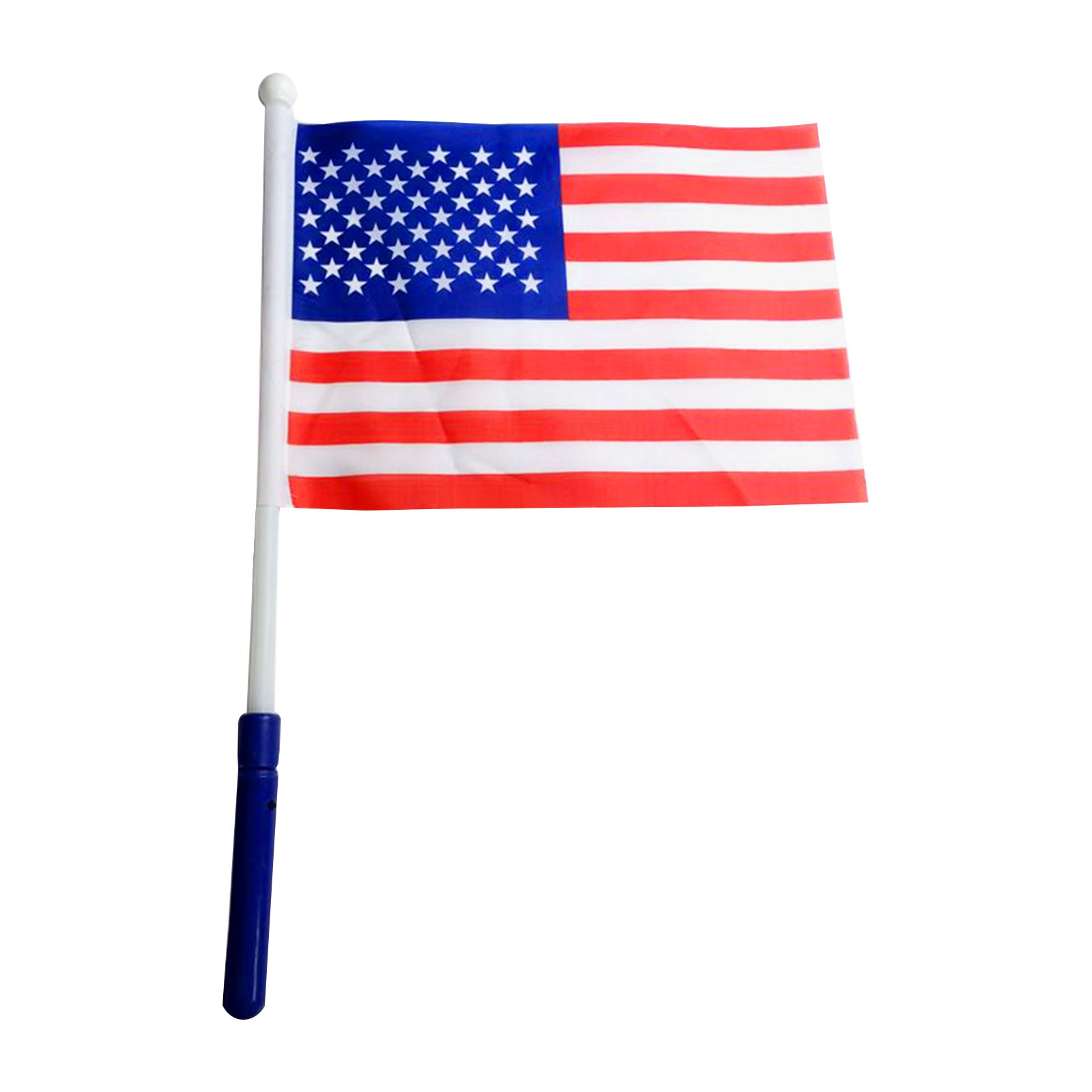 KCRQLQW LED Illuminated Flag Independence Day Handheld American ...