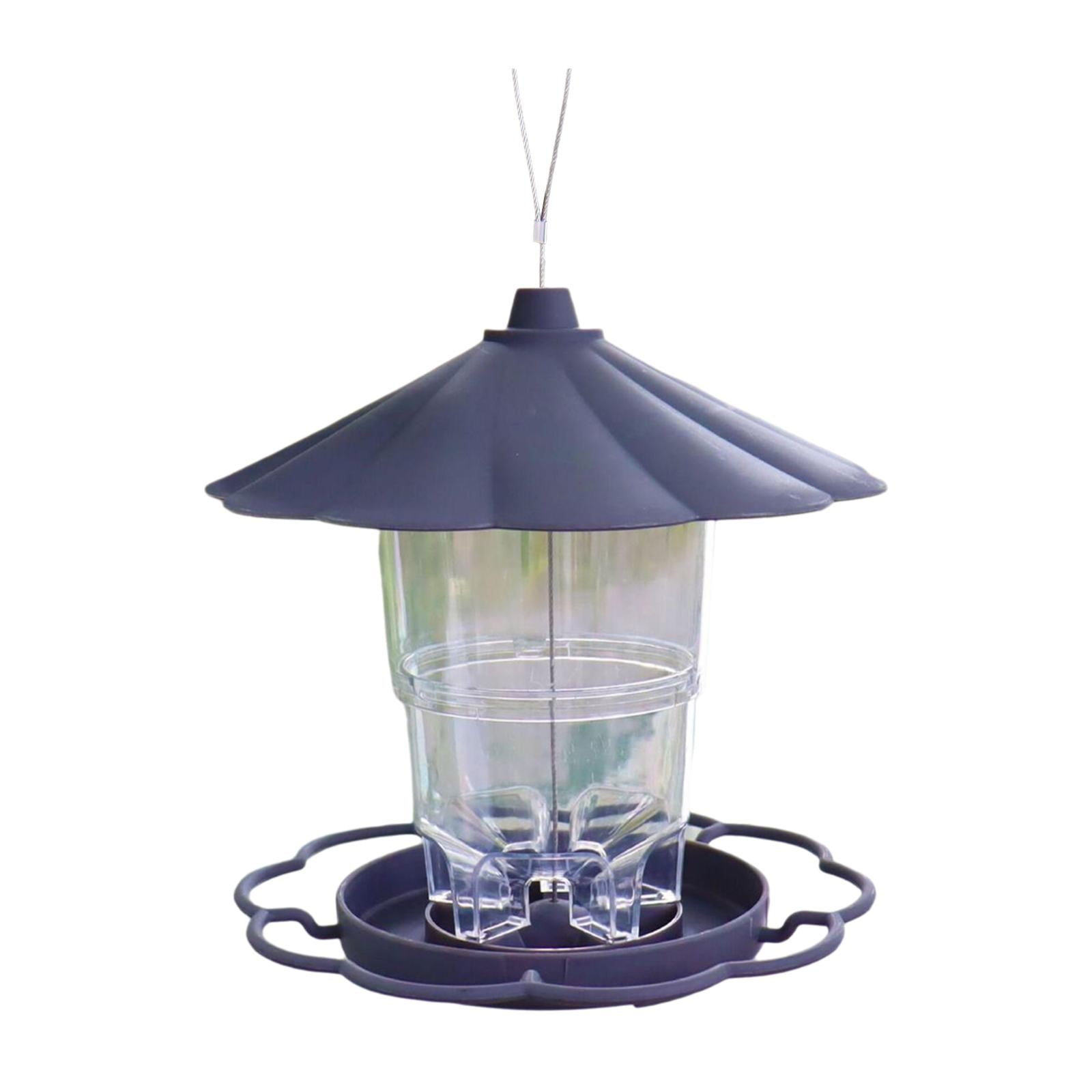 KCRQLQW Outdoor Garden Hanging Bird Feeder With Clear View Foldable ...
