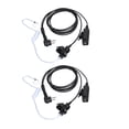 KCTIN Earpieces for Motorola Walkie Talkies with Mic 2 Pin Acoustic ...