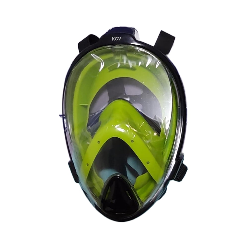 KCV Divers' masks, Full Face Snorkel Mask, Snorkeling Gear for Adults ...