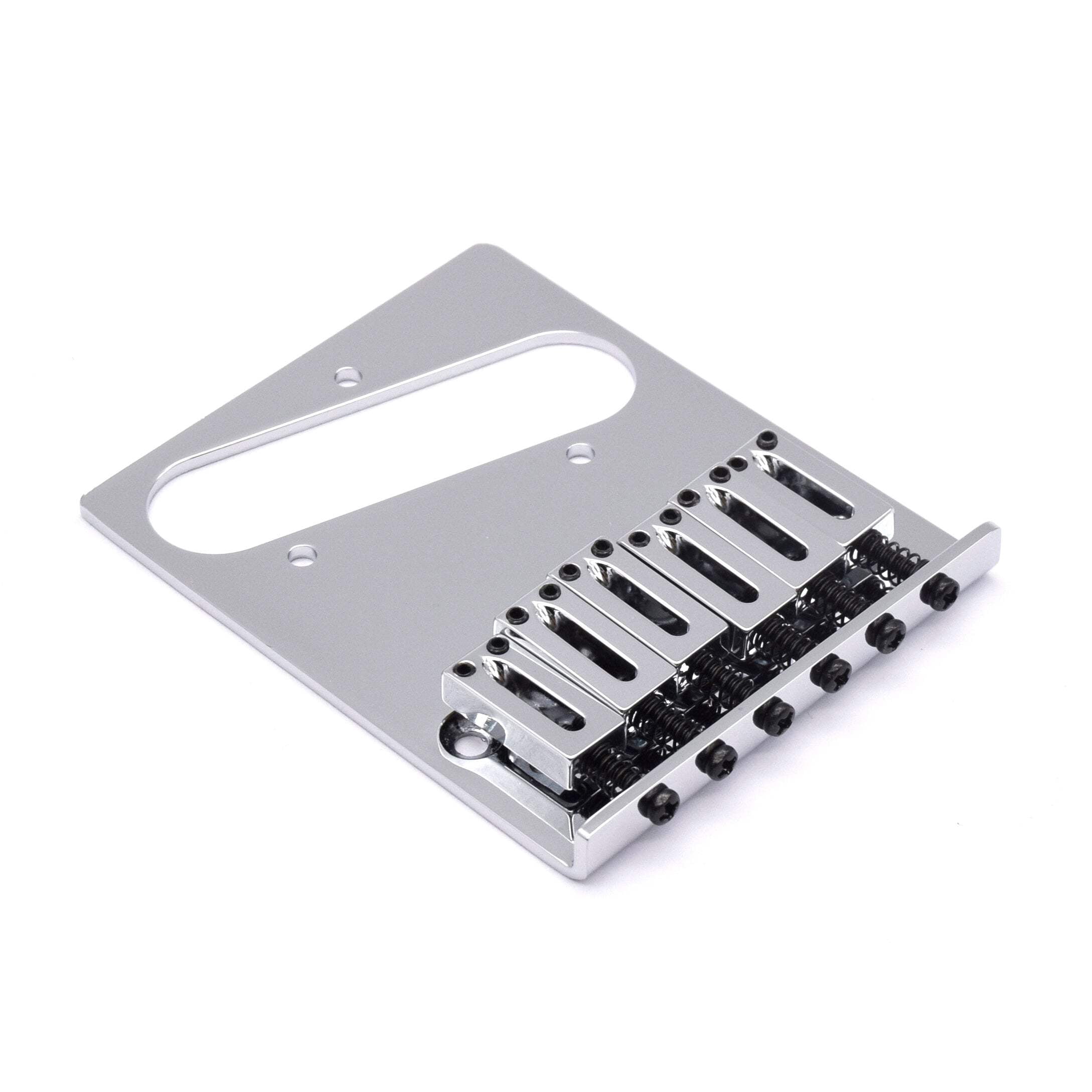 KD By AxLabs Tele®-style Bridge - 6-Saddle, String-Through-Body, 4 ...
