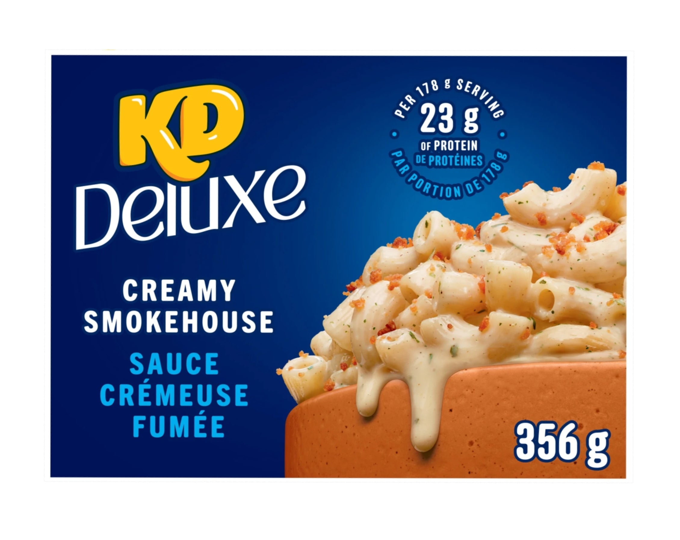 KD Kraft Dinner Deluxe CREAMY SMOKEHOUSE Mac & Cheese, 356g/12.5 oz ...