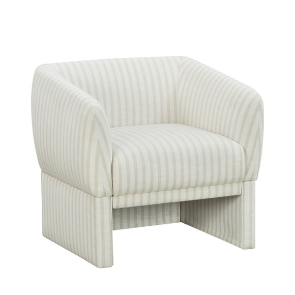 Striped Accent Chair