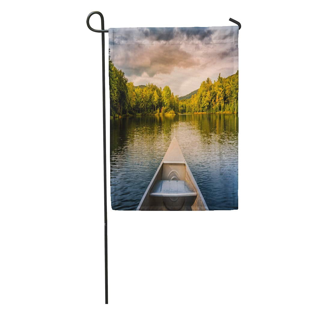 KDAGR Aluminum Canoe on Mountain Lake Upstate New York Camping Outdoors ...