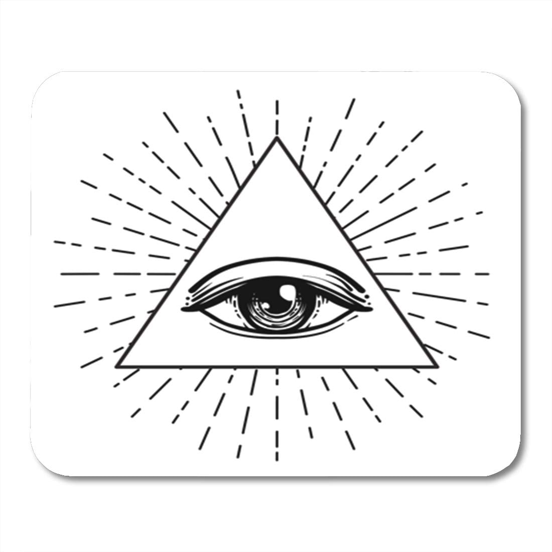 KDAGR Blackwork Tattoo Flash Eye of Providence Masonic Symbol All ...