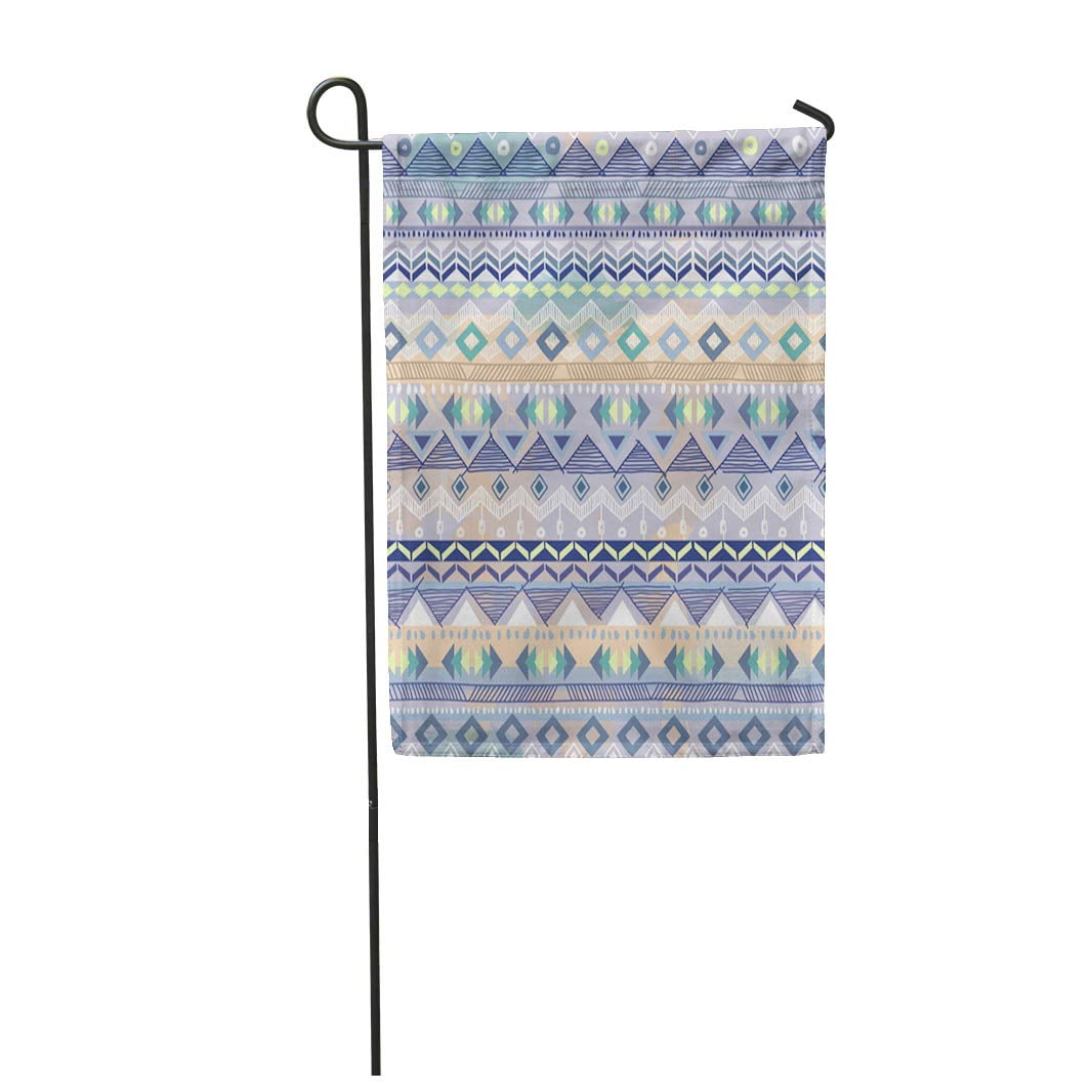 KDAGR Blue Aztec Pastel Tribal Pattern Watercolor Ditsy Boy Sketch ...