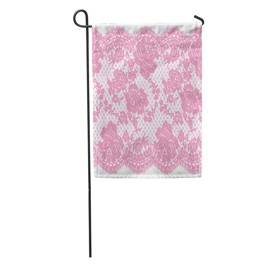 KDAGR Border Pink Lace Pattern Abstract Baroque Classic Drawing Dress ...