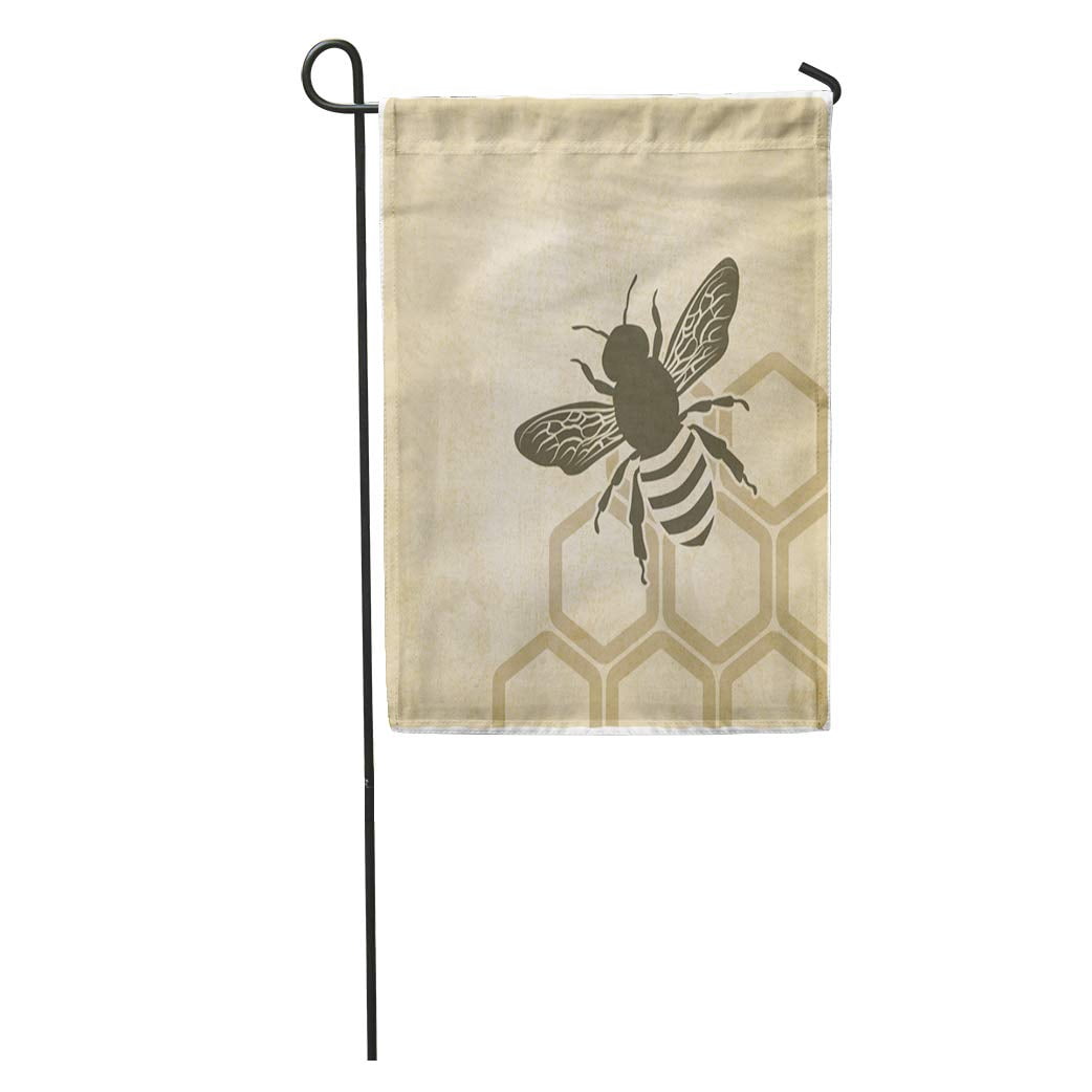 KDAGR Brown Honey Bee Old Honeybee Hive Pattern Beehive Cell Comb ...