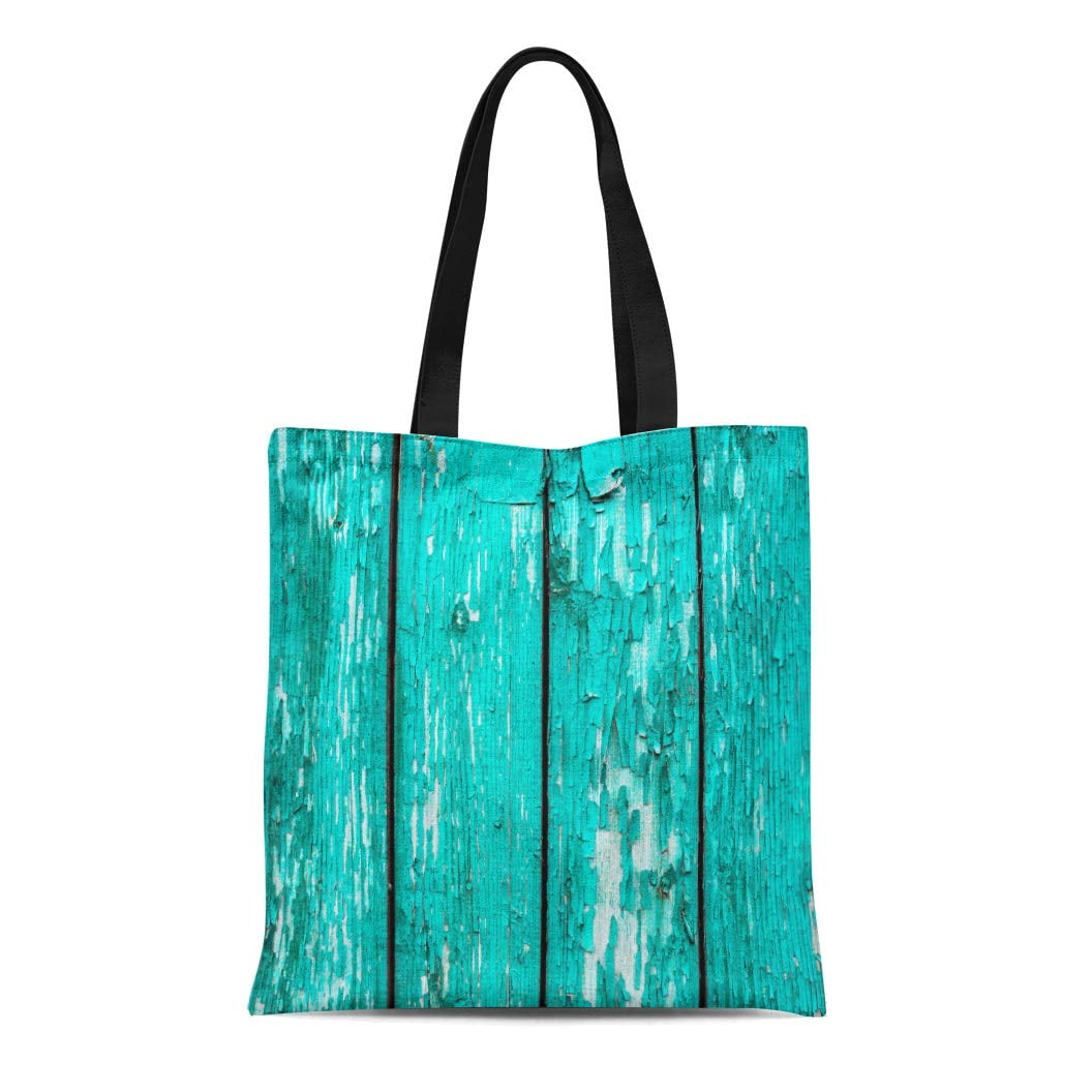 KDAGR Canvas Bag Resuable Tote Grocery Shopping Bags Old Boards with ...