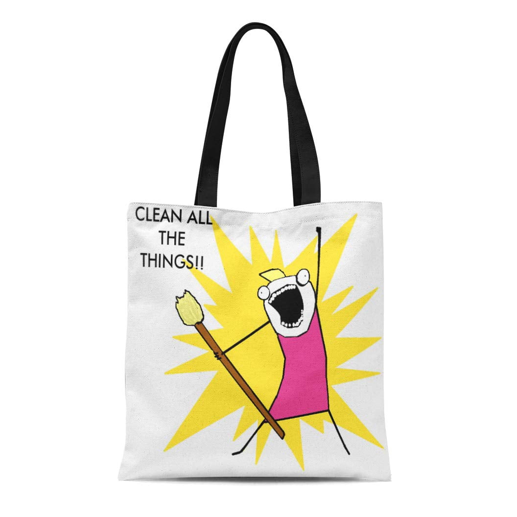 KDAGR Canvas Tote Bag Hyperbole Clean All Things Half Allie Brosh Tee ...