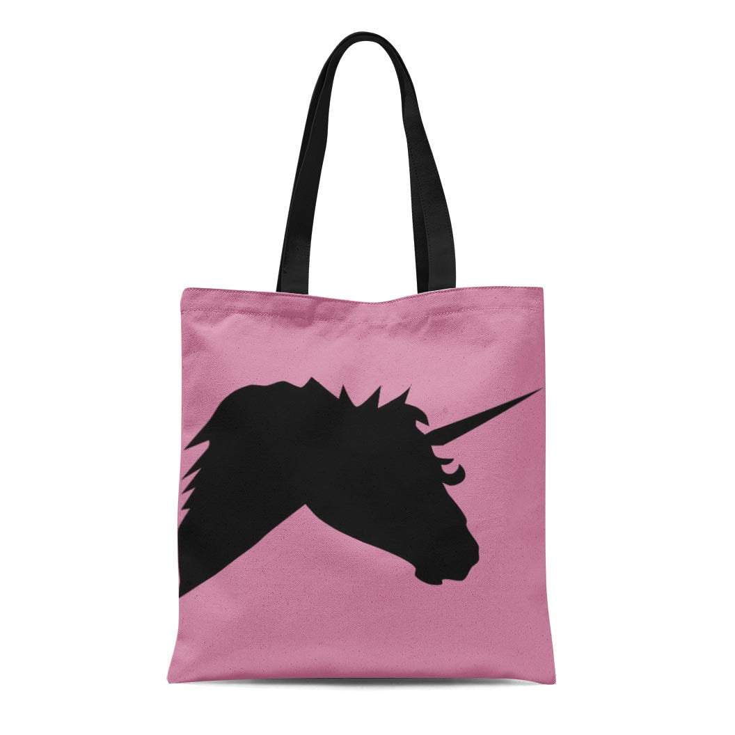 KDAGR Canvas Tote Bag Nigh Gothic Unicorn Goth Dark Brooding Emo ...