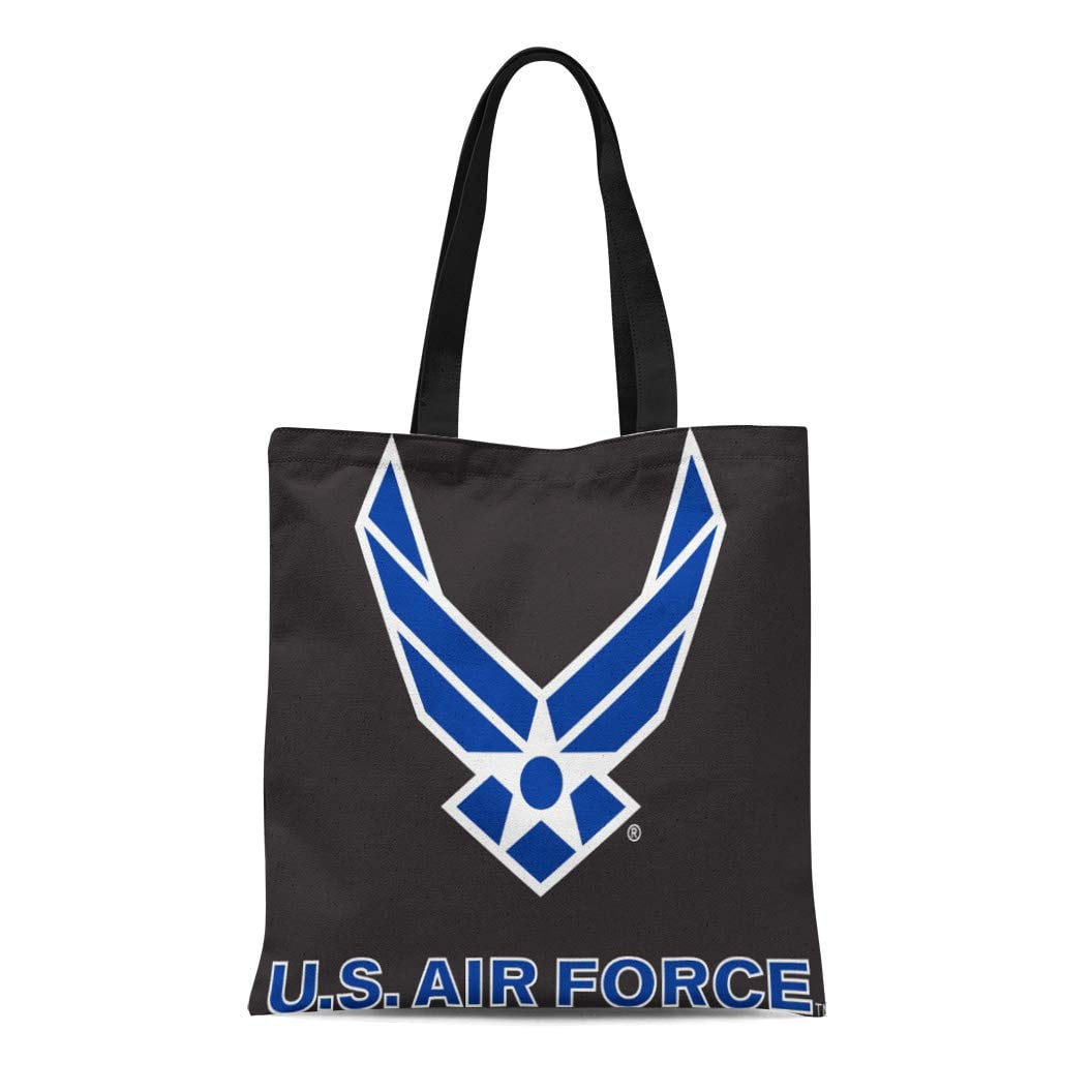 KDAGR Canvas Tote Bag Usaf U Air Force Blue United States America Wings ...