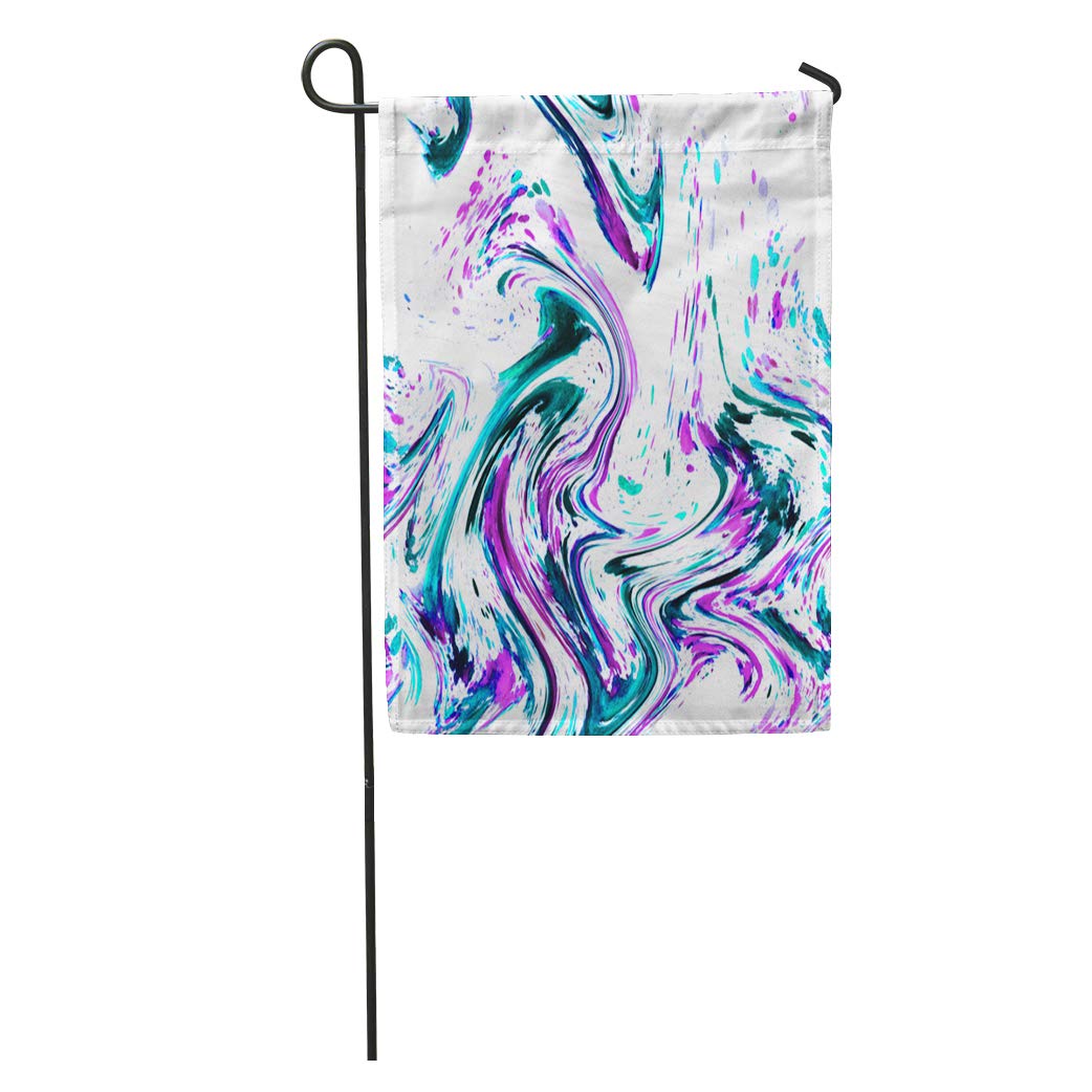KDAGR Colorful Agate Abstract Watercolor Marble Silk Lilac Pink Green ...