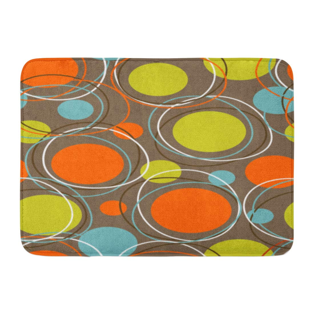 KDAGR Colorful Pattern Retro Abstract 80S Century 1960S Mid 1970S ...