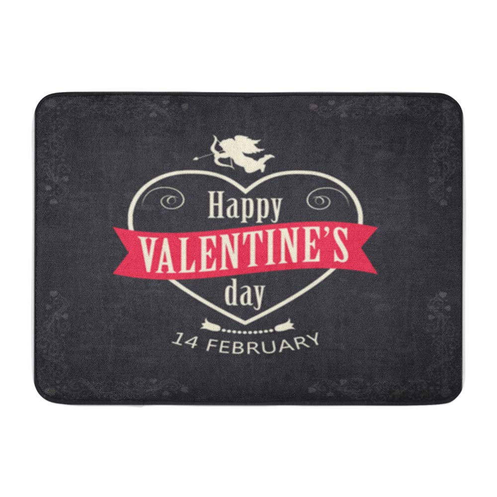 KDAGR Colorful Retro Happy Valentine Day Typographical Holiday Cupid ...