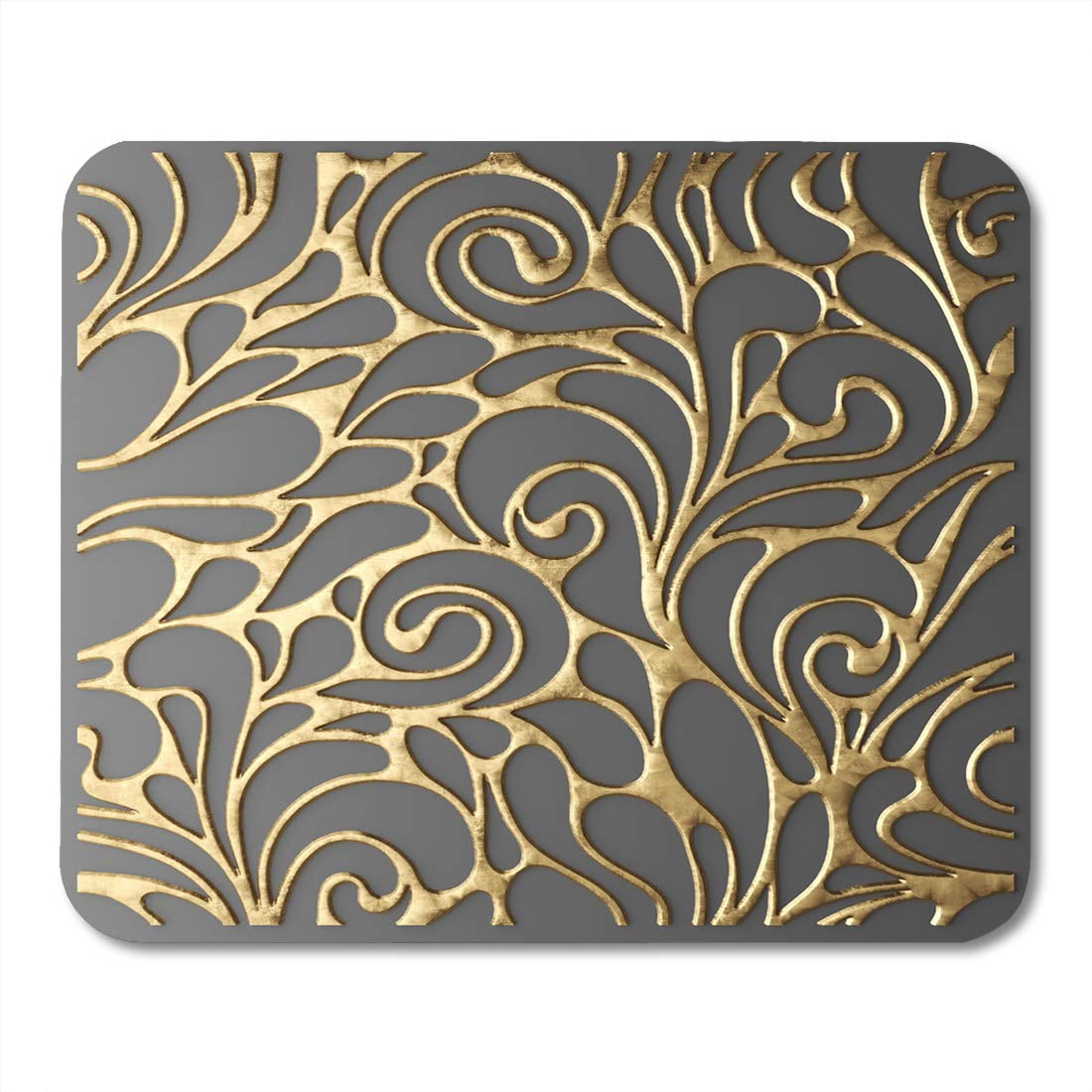 KDAGR Geometry Black Abstract 3D Render Gold Lattice Modern Geometric ...