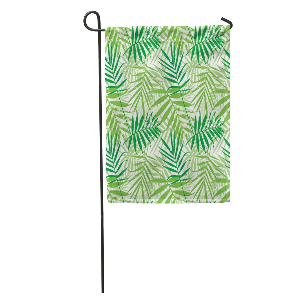 KDAGR Green Leaf Tropical Palm Leaves Jungle Floral Pattern Exotic ...