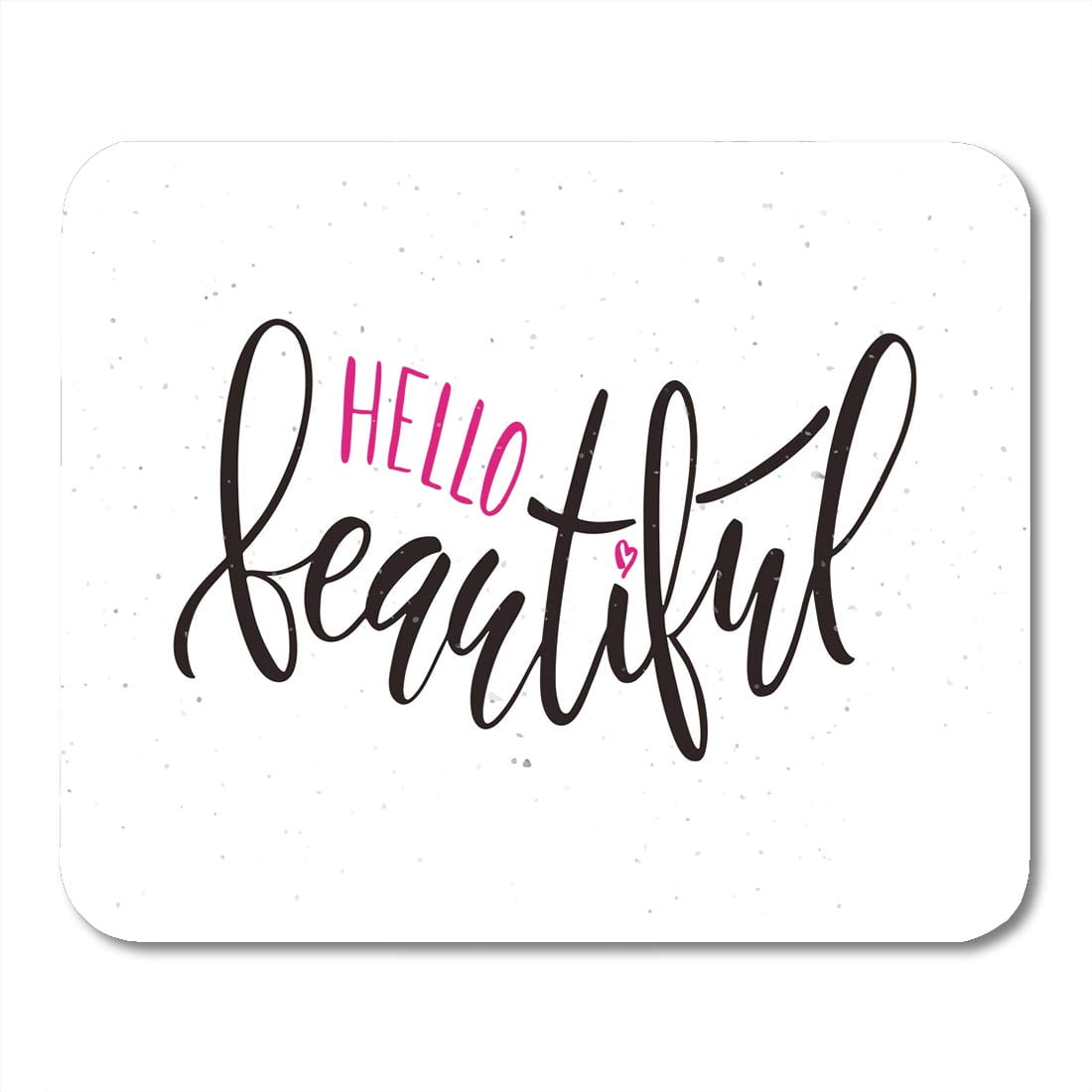 KDAGR Inspirational Quote Hello Beautiful Hand Lettering Brush Script ...
