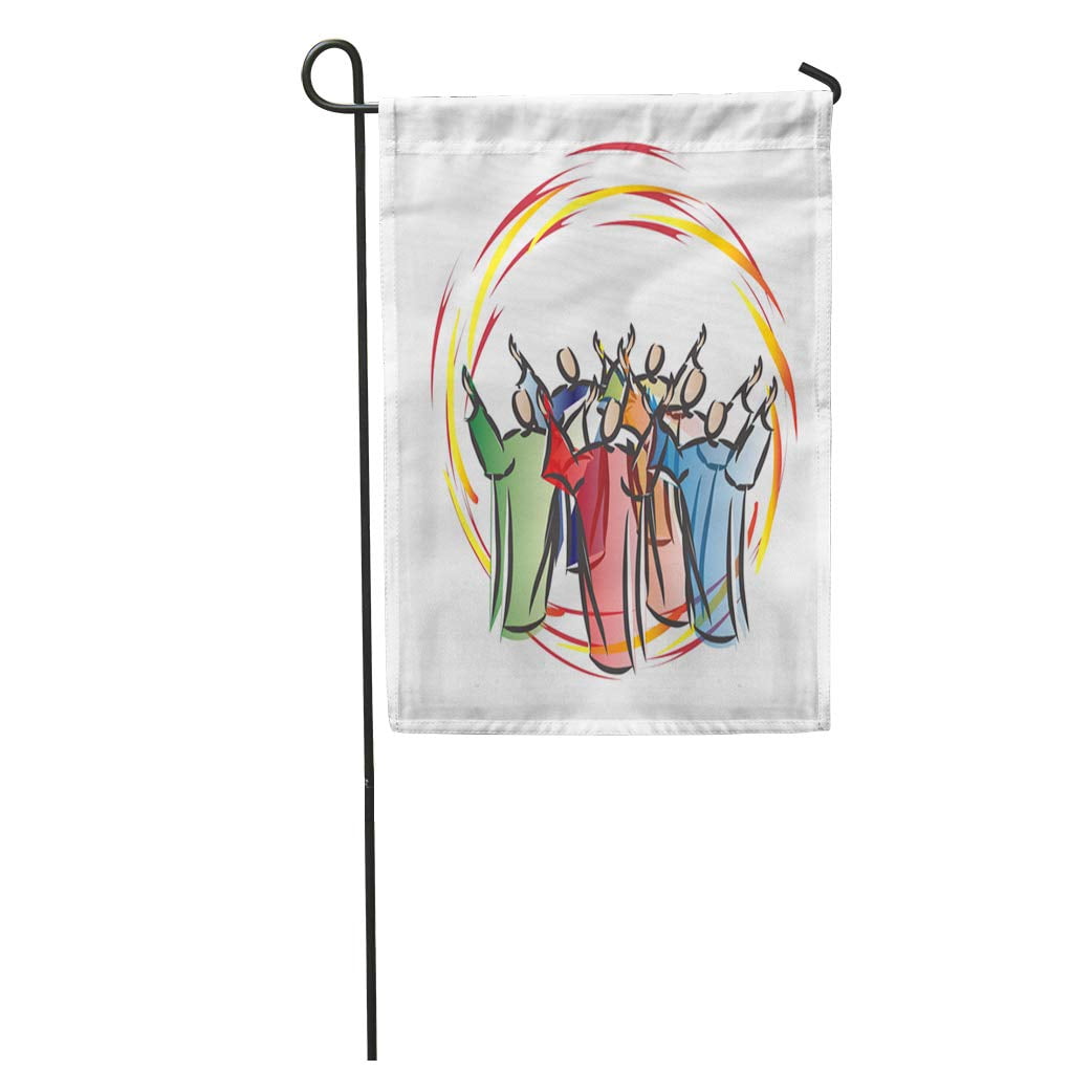 KDAGR Pentecost Descent of The Holy Spirit in Form Tongues Fire Garden ...