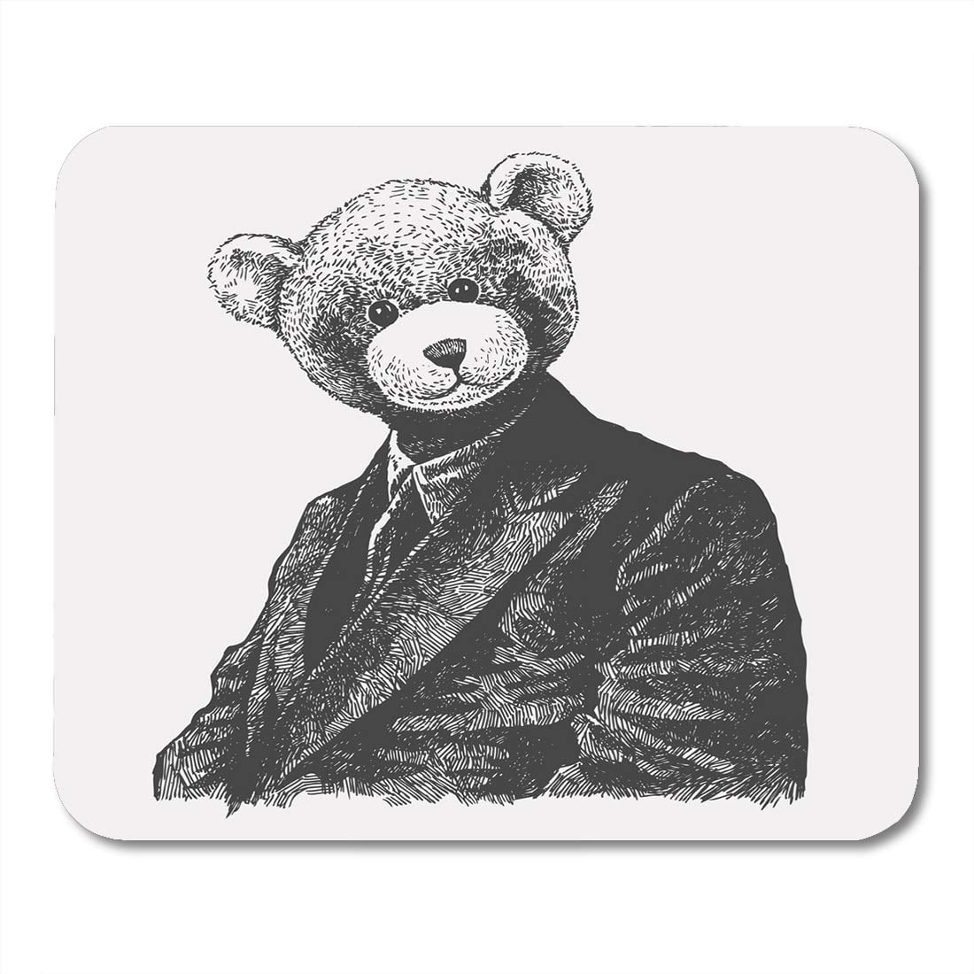 KDAGR Weird Graffiti Man in Bear Mask Drawing Cool Crazy Mousepad Mouse ...