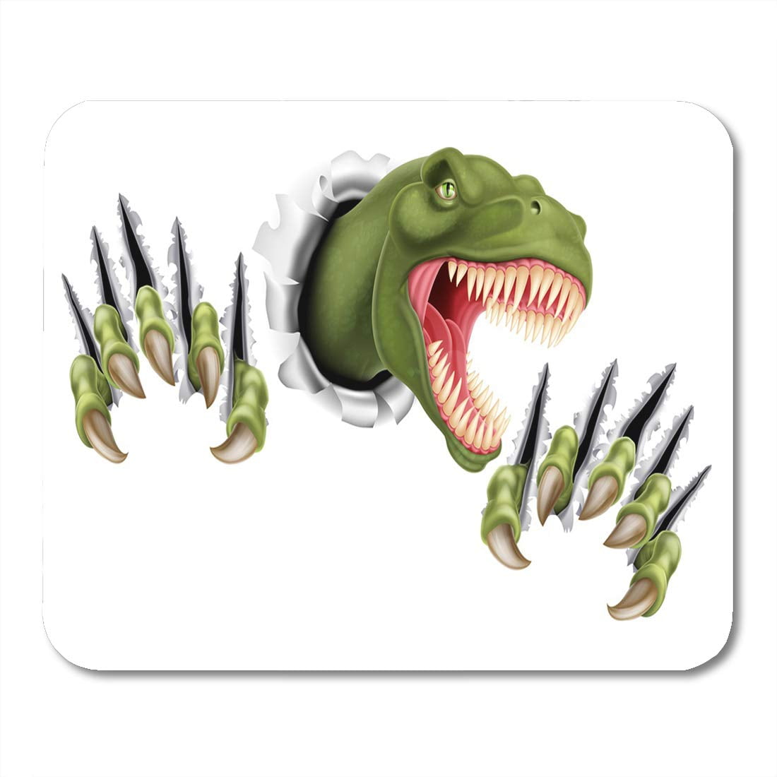 KDAGR White Wall Tyrannosaurus Rex Dinosaur Scratching Ripping and ...