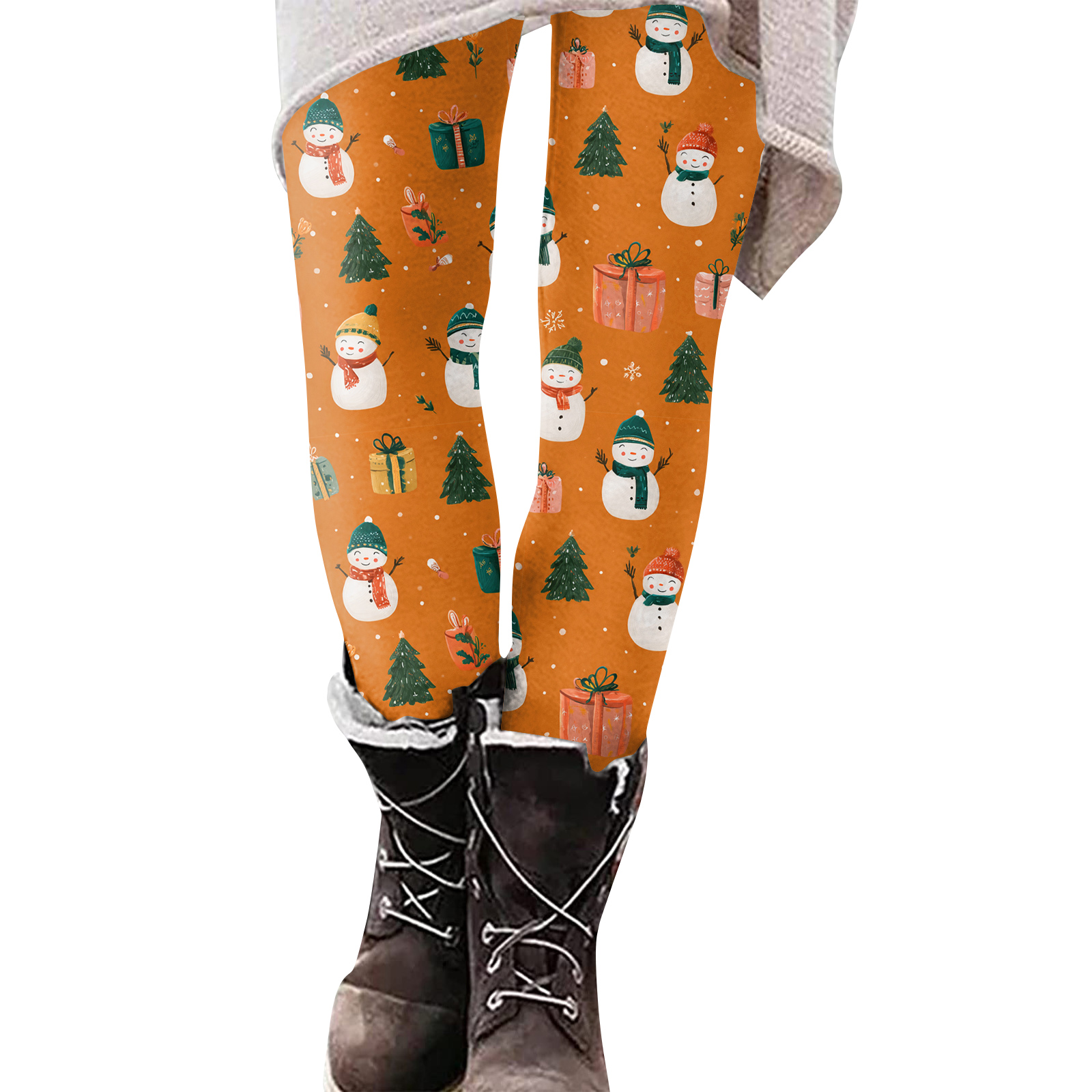 KDDYLITQ Christmas Leggings for Women Print Slim Fit Butt Lifting Yoga ...
