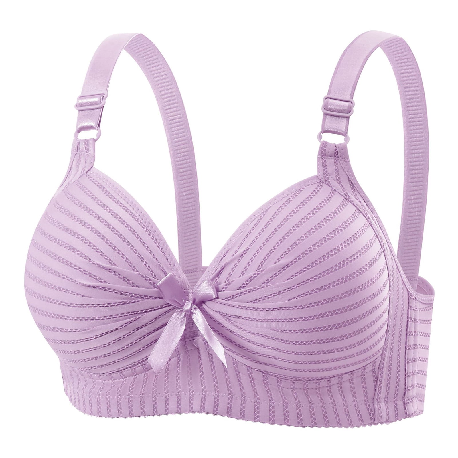 KDDYLITQ Women's Seamless Wireless Push Up Bra - No Underwire Full ...