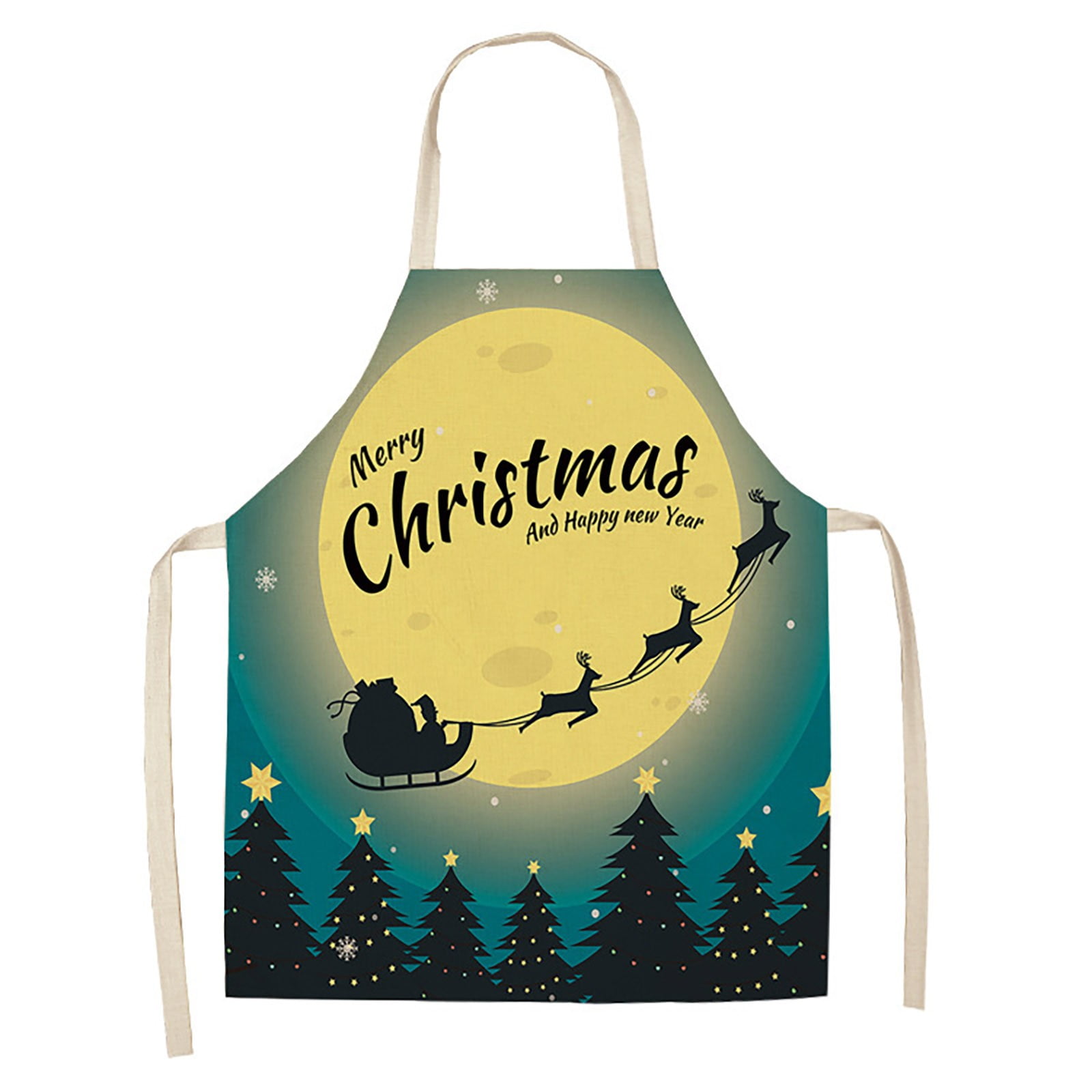 KDFJPTH Christmas Kitchen Cooking Aprons Black And Red Plaid Aprons ...