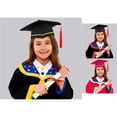 KDFJPTH Girls Graduation Gown And Cap Set for Kids Academic Outfit With ...