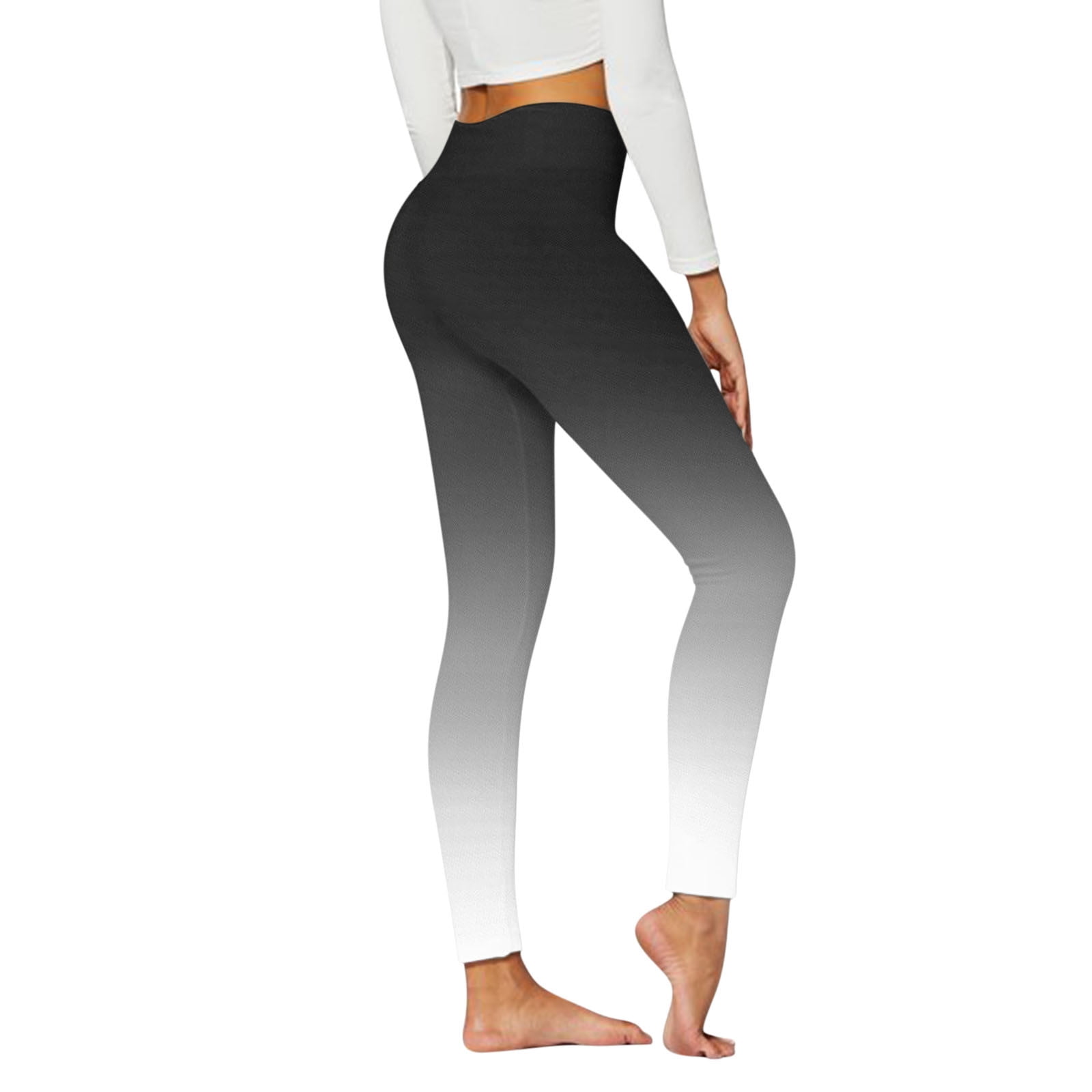 Seamless Fit Women's High Waist Workout Leggings Sport Fitness Casual ...