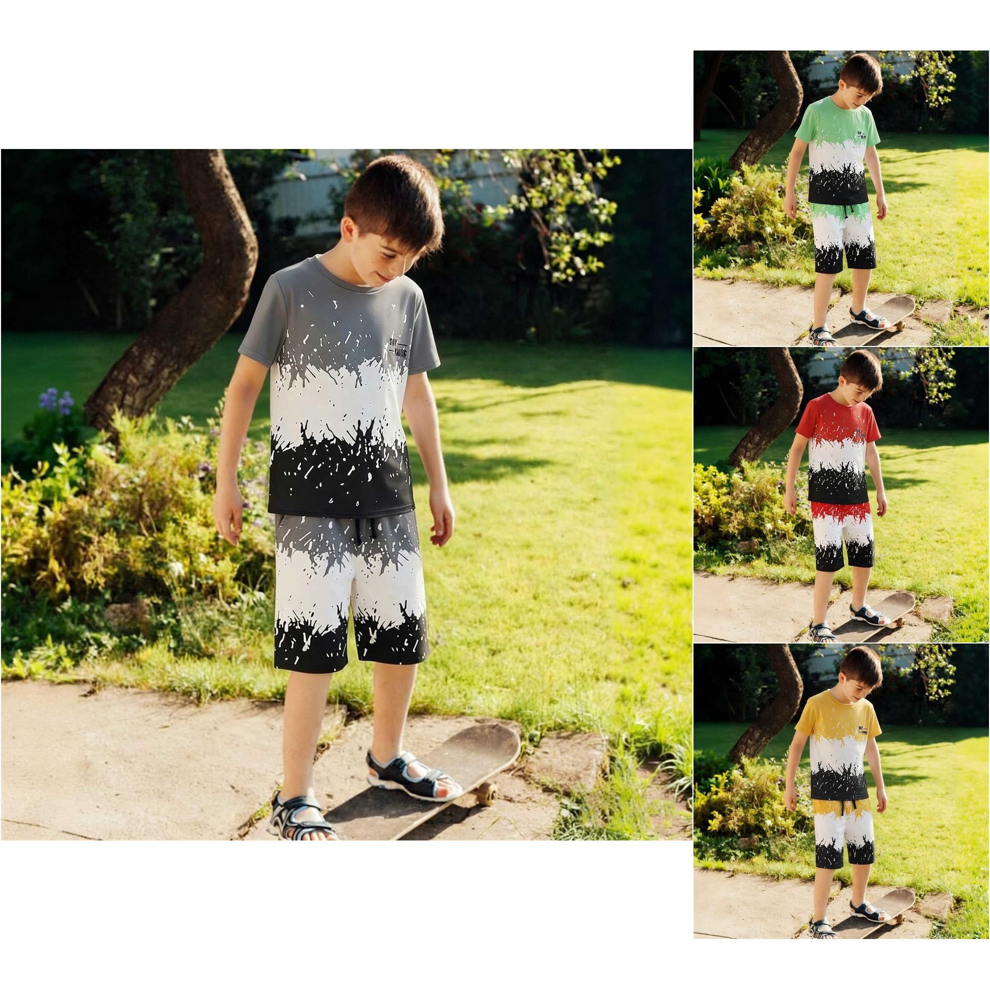 KDFJPTH Product Classification Boys Outfits Set Stylish And Comfortable ...