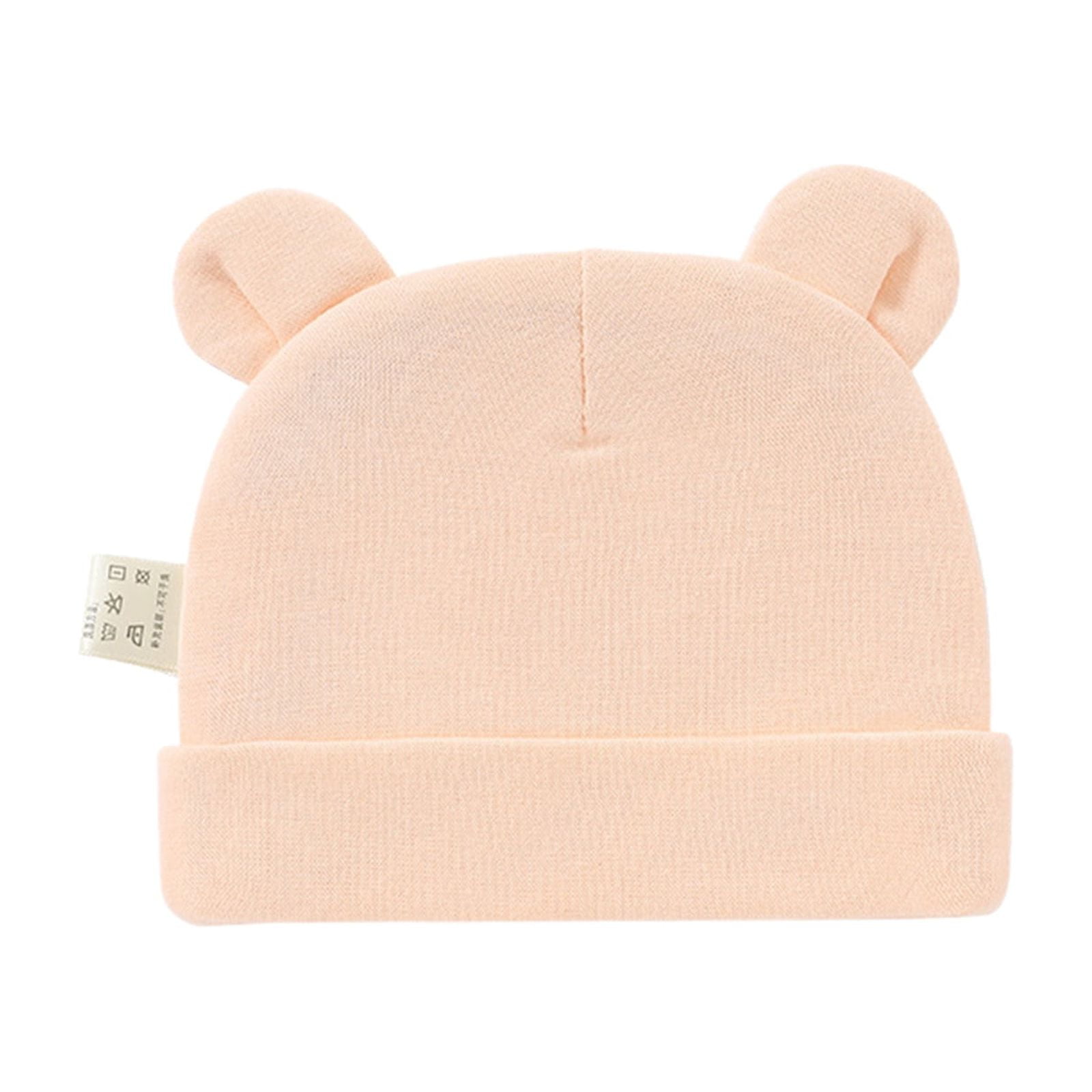 KDFJPTH Toddler Baby Hat Bear Ears Boys And Girls Beanie Cap Cute Hats ...