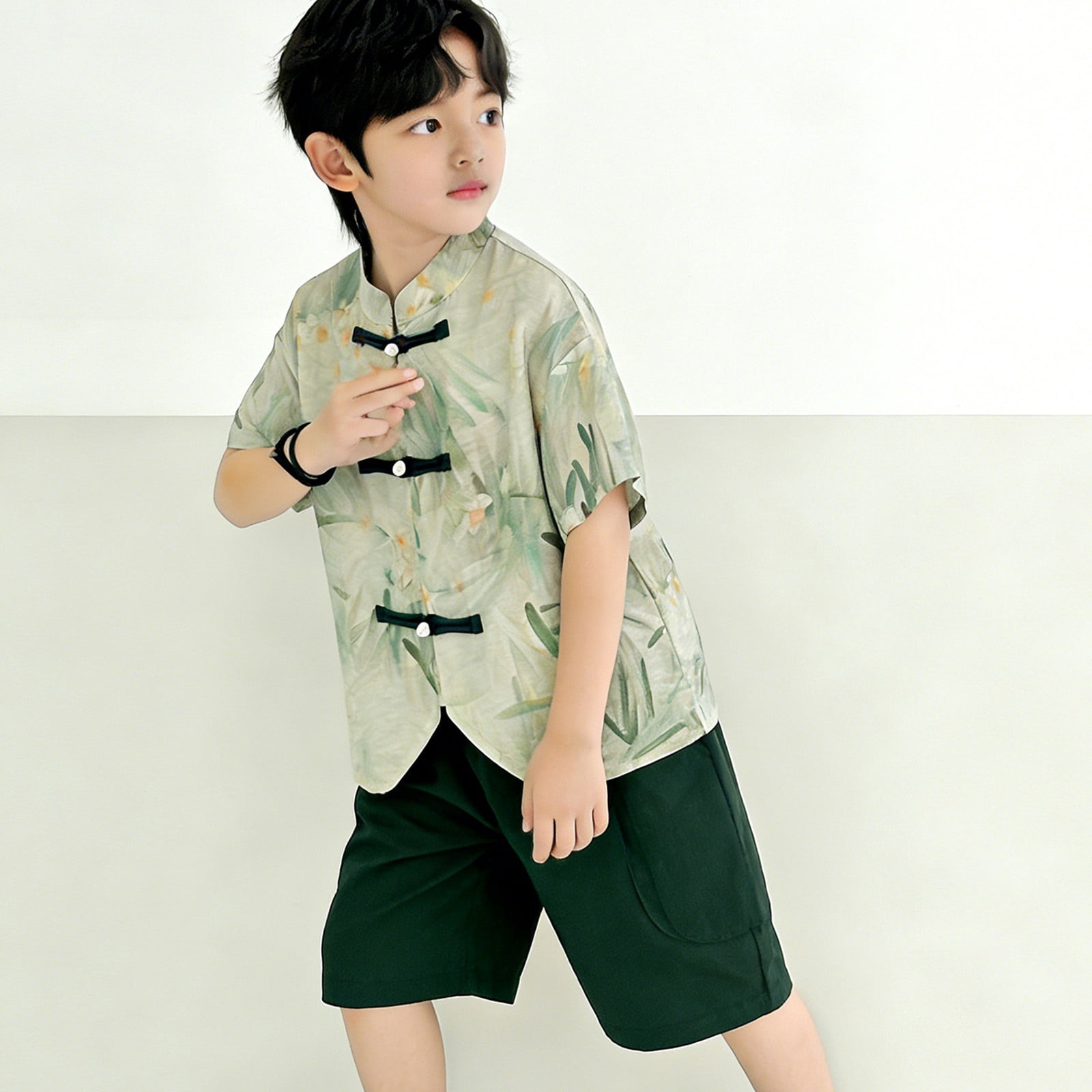 KDFJPTH Toddlers Outfits Sets for Graduation Tang Baby Boys Performance ...