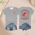 KDFJPTH Womens T Shirts Casual With Floral Bohemian Print Inspiring ...