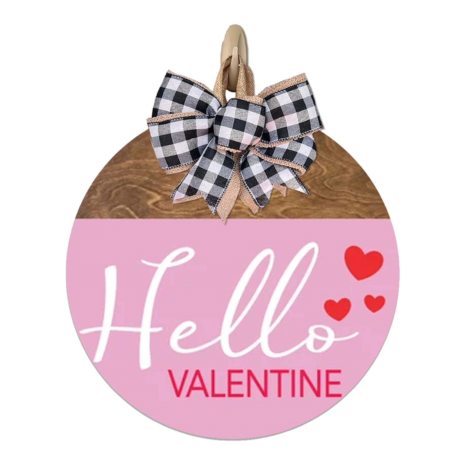 KDFWDM 2025 Valentine's Day Wooden Door Sign, Valentine Door Hanger ...