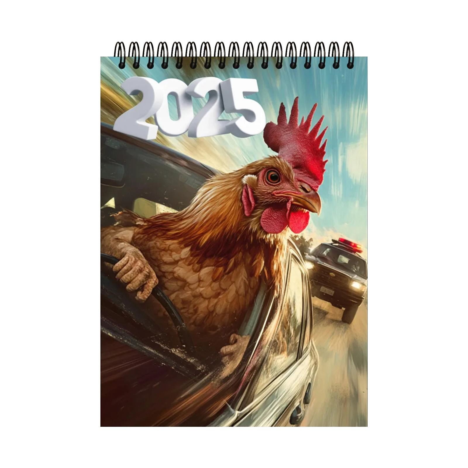 KDFWDM Rooster Calendar 2025 Monthly Wall Calender 12 Month ...