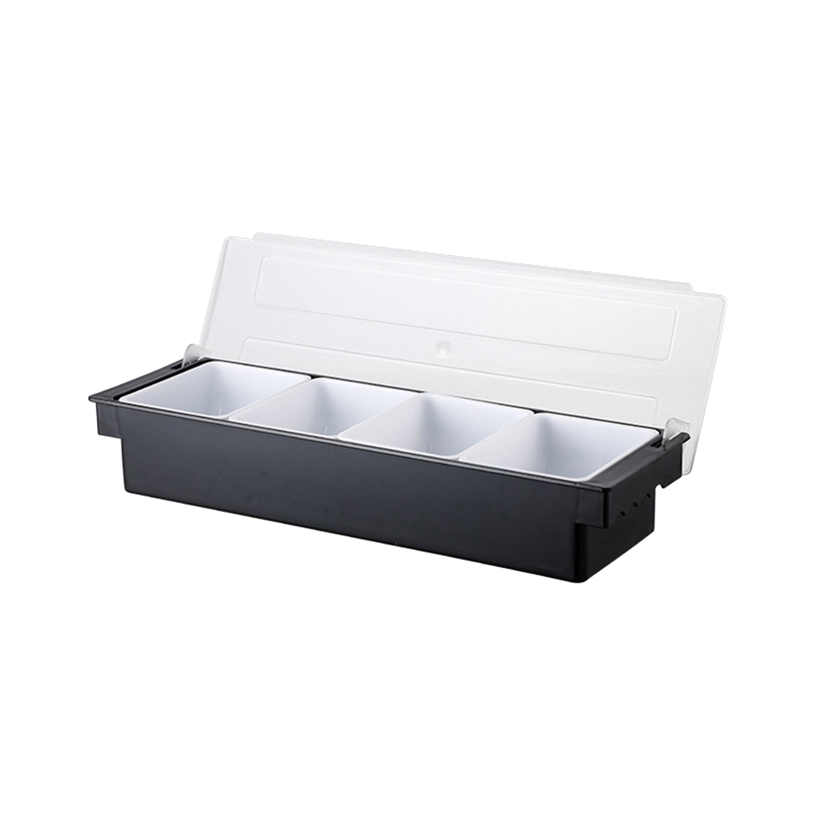 KDFWDM Tray Bar Top Food & Garnish Station with Lid - Condiment ...