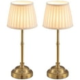 KDG Cordless LED Table Lamps, Set of 2, Dimmable, 5000mAh Rechargeable ...