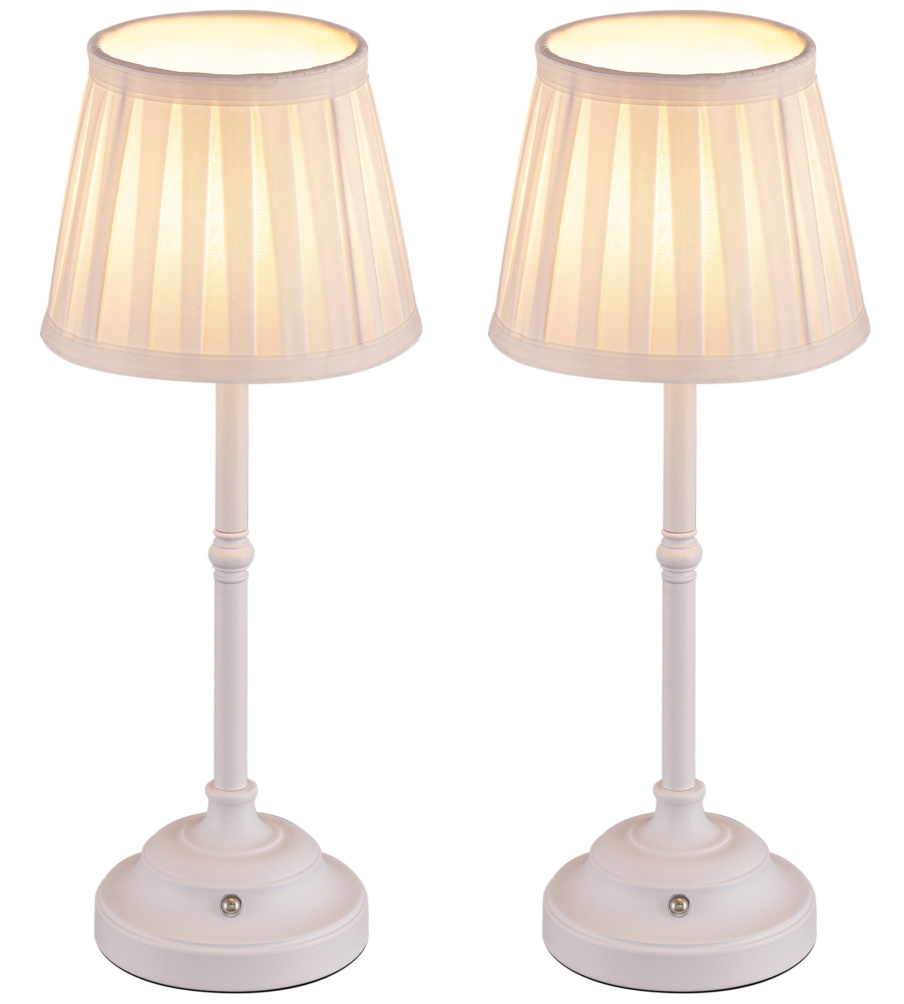 KDG Cordless LED Table Lamps Set of 2, Rechargeable 5000mAh Battery ...