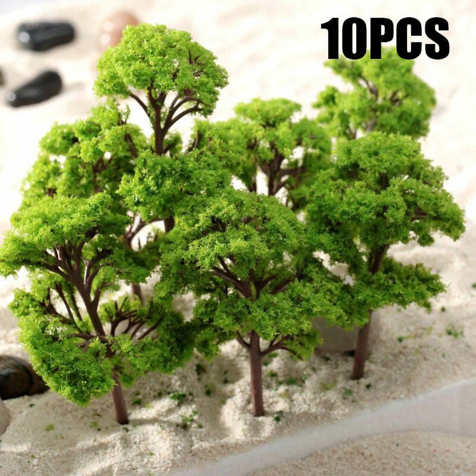 KDJ 10pcs Banyan Trees Model Train Garden Wargame Scenery Layout ...