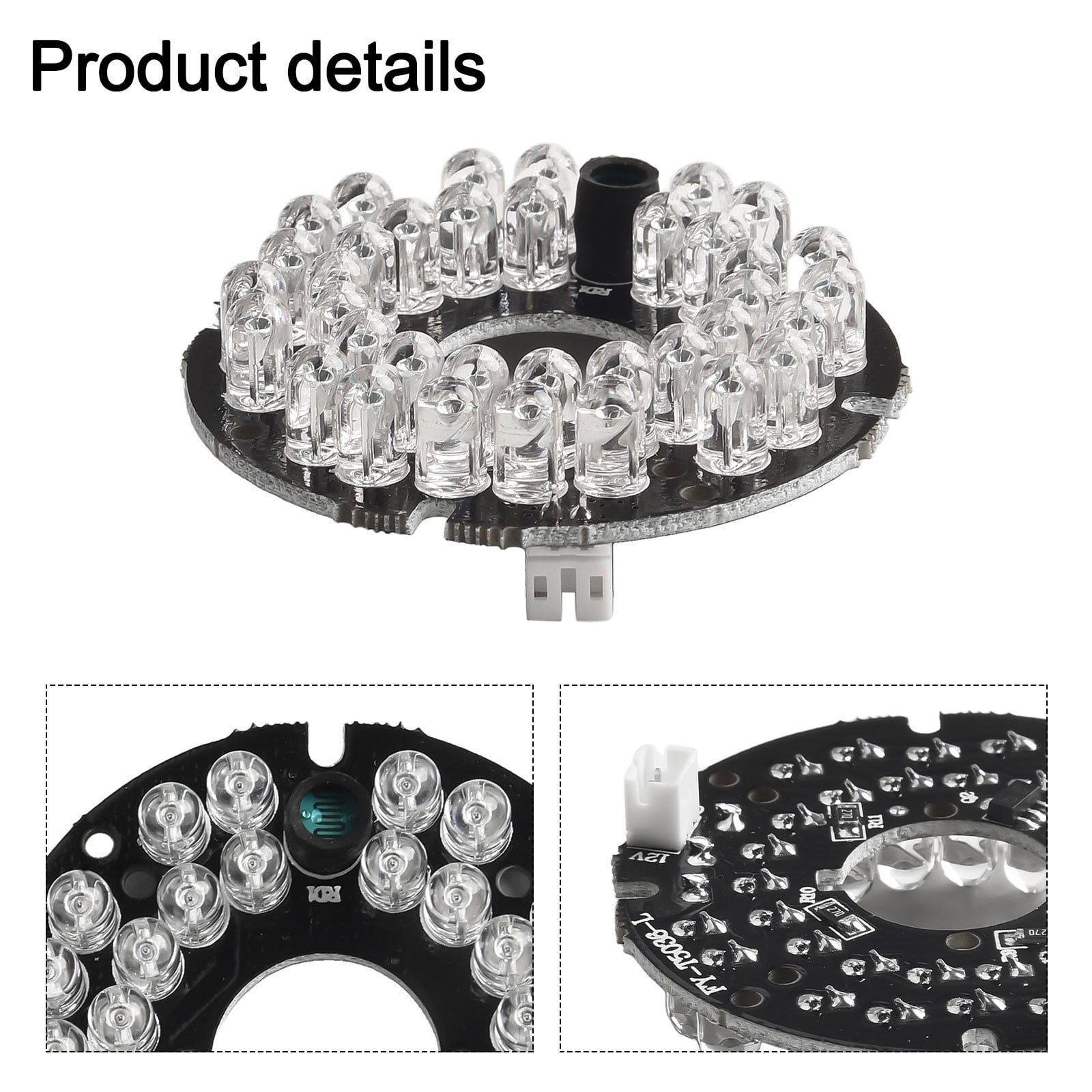 KDJ 1pc CCTV Camera 36pcs LED Infrared Light Lighting Board For ...