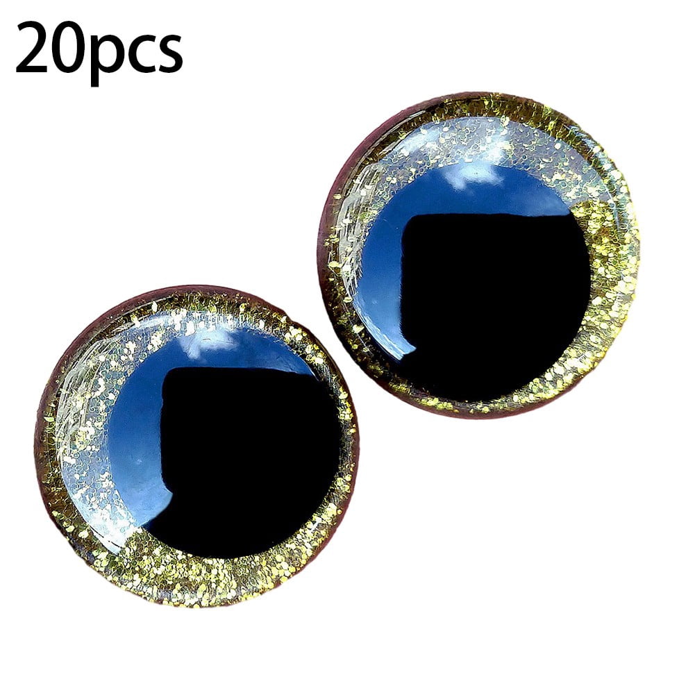 KDJ 20pcs3D Skewed Pupils Glitter Eyes Plush Doll DIY Accessories ...