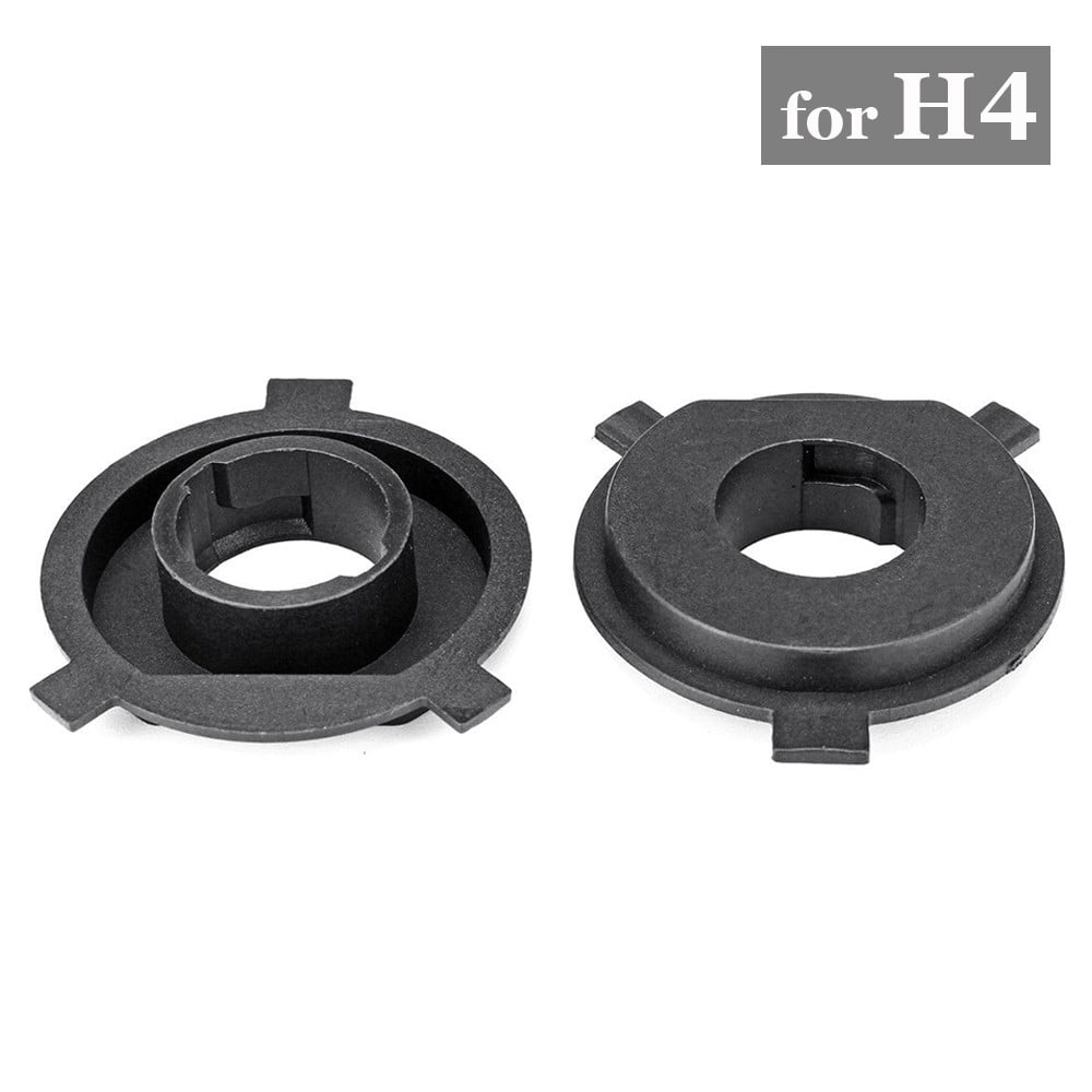 KDJ 2x LED Headlight Bulb Base Adapter Socket Retainer Holder for H4 ...