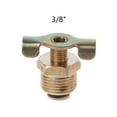 KDJ 3/1Pcs NPT 1/4inch 3/8inch 1/2inch Solid Brass Drain Valve ...