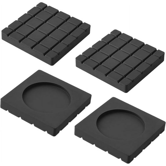 KDJ 4 Pcs Washing Machine Feet Anti Vibration Rubber Washing Machine ...