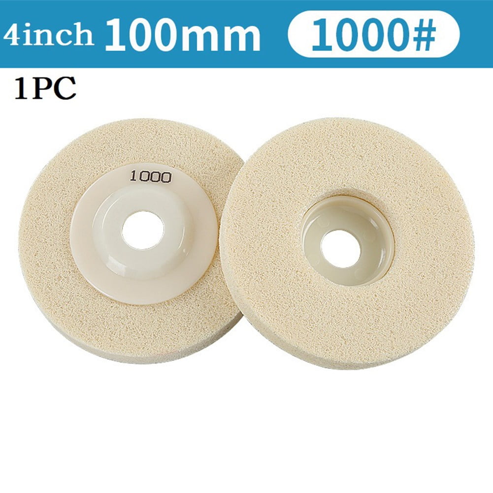 KDJ 4inch 60-3000 Grit Nylon Fiber Polishing Wheel Buffing Pads Angle ...