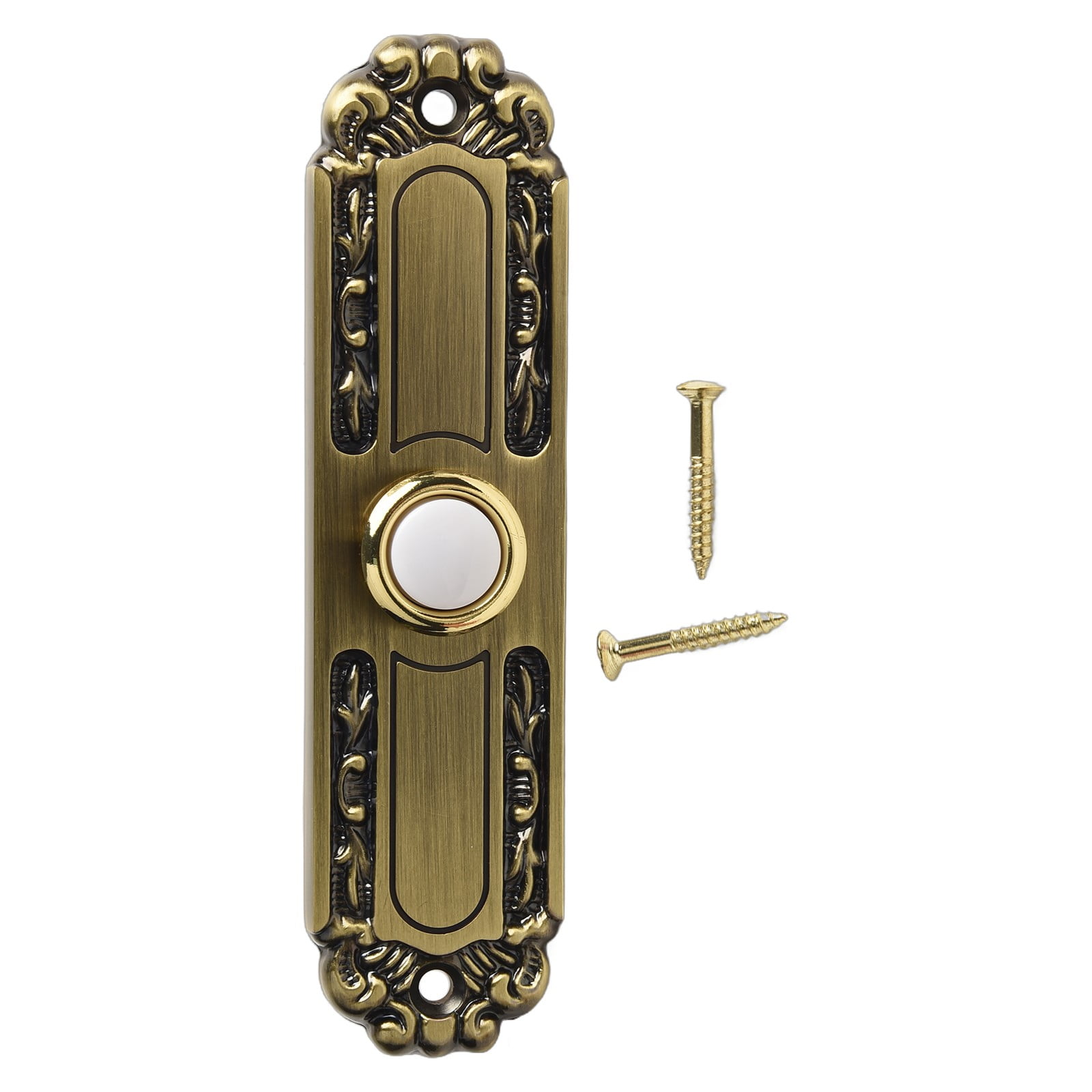 KDJ 5. Inch Heavy Duty Doorbell Push Button Metal Light Door Bell Wired ...