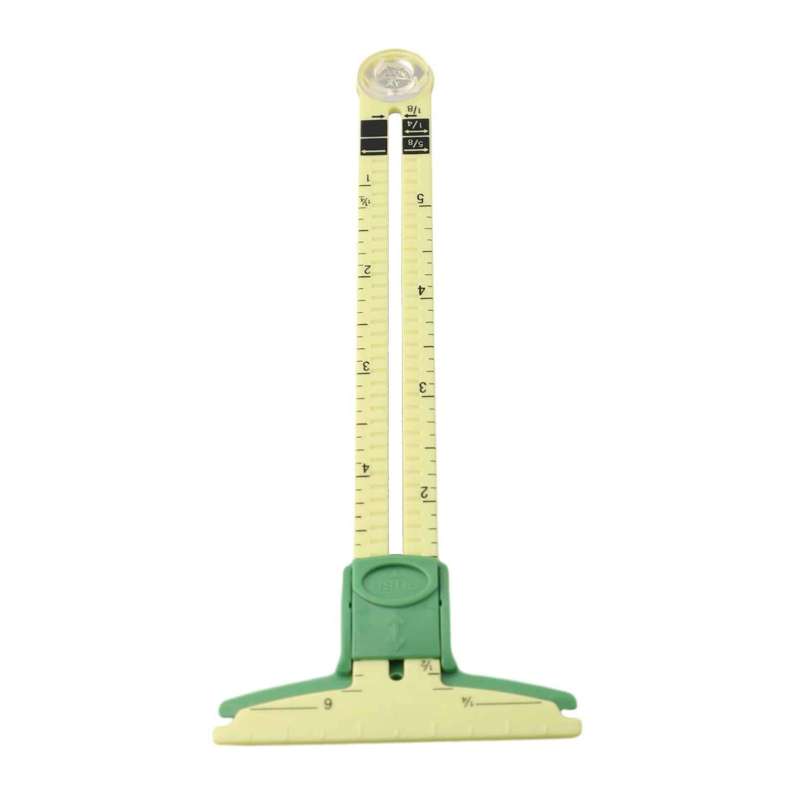 KDJ 5-in-1 Sliding Gauge Measuring Quilting Sewing Ruler for Knitting ...