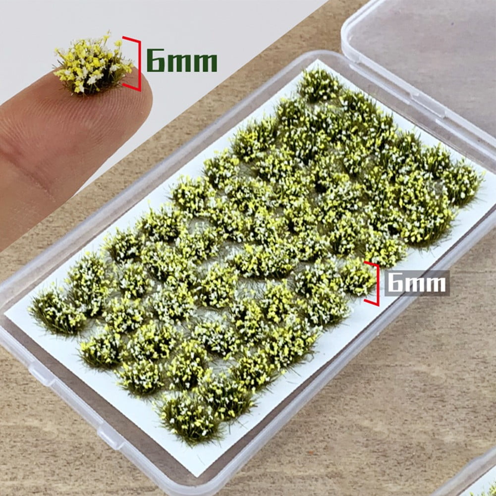 KDJ 53Pcs Static Grass for Tufts Model scenery Miniature Scenery ...