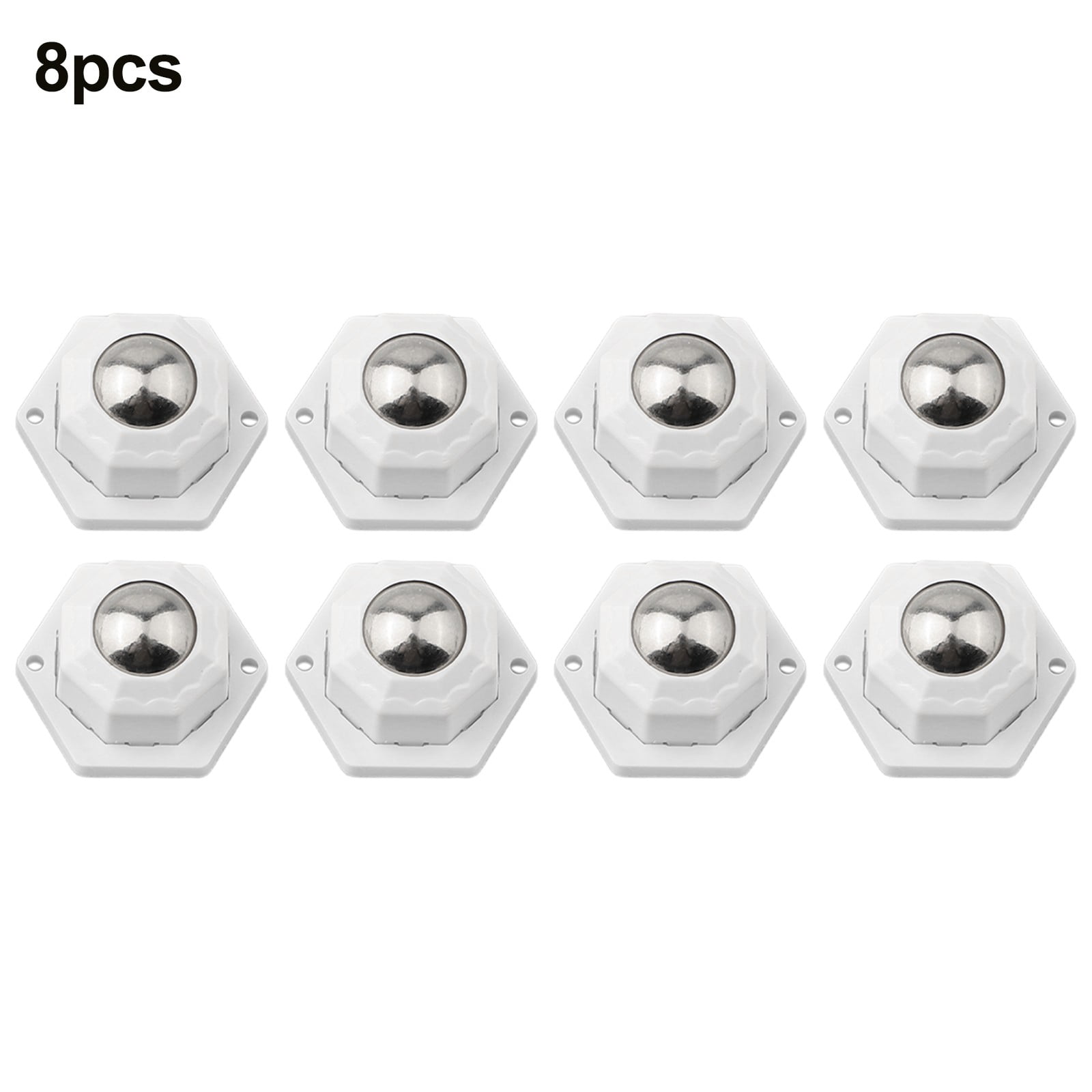 KDJ 8-Pack Ball Castors Flat Furniture Castors Strong Roller Wheel ...